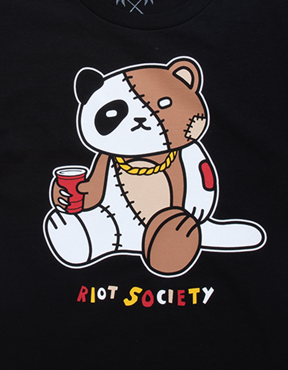 RIOT SOCIETY Sugee Panda Teddy Boys Tee - BLACK | Tillys