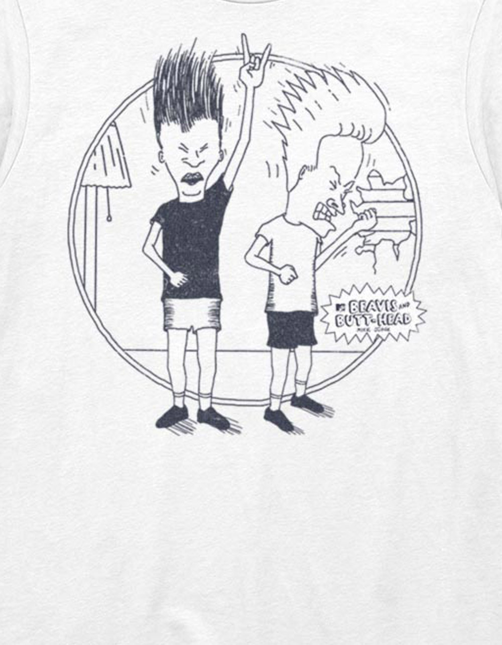 BEAVIS AND BUTT-HEAD Rock Out Tee - WHITE | Tillys
