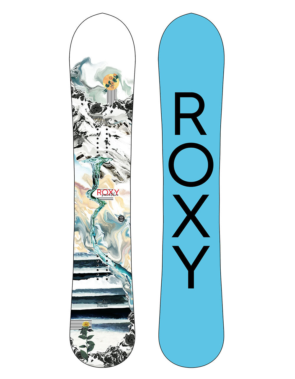 ROXY Smoothie Snowboard - WHITE/BLACK | Tillys