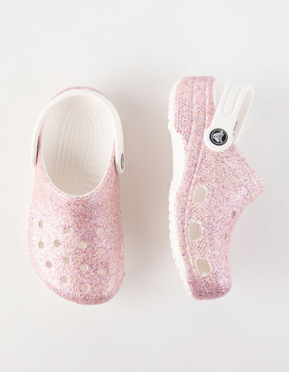 CROCS Classic Glitter Girls Clogs - MULTI | Tillys