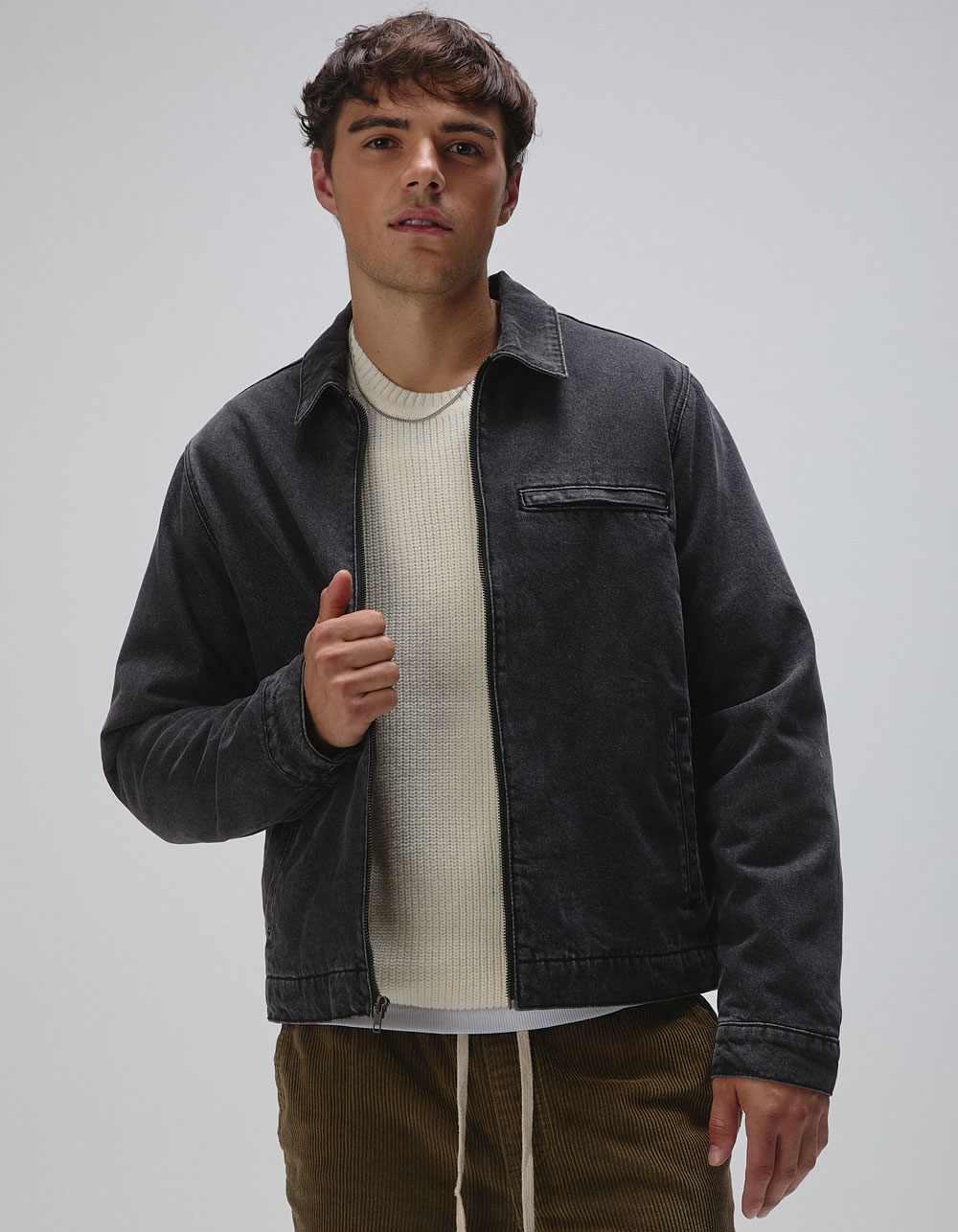 RSQ Mens Denim Workwear Jacket - BLACK | Tillys