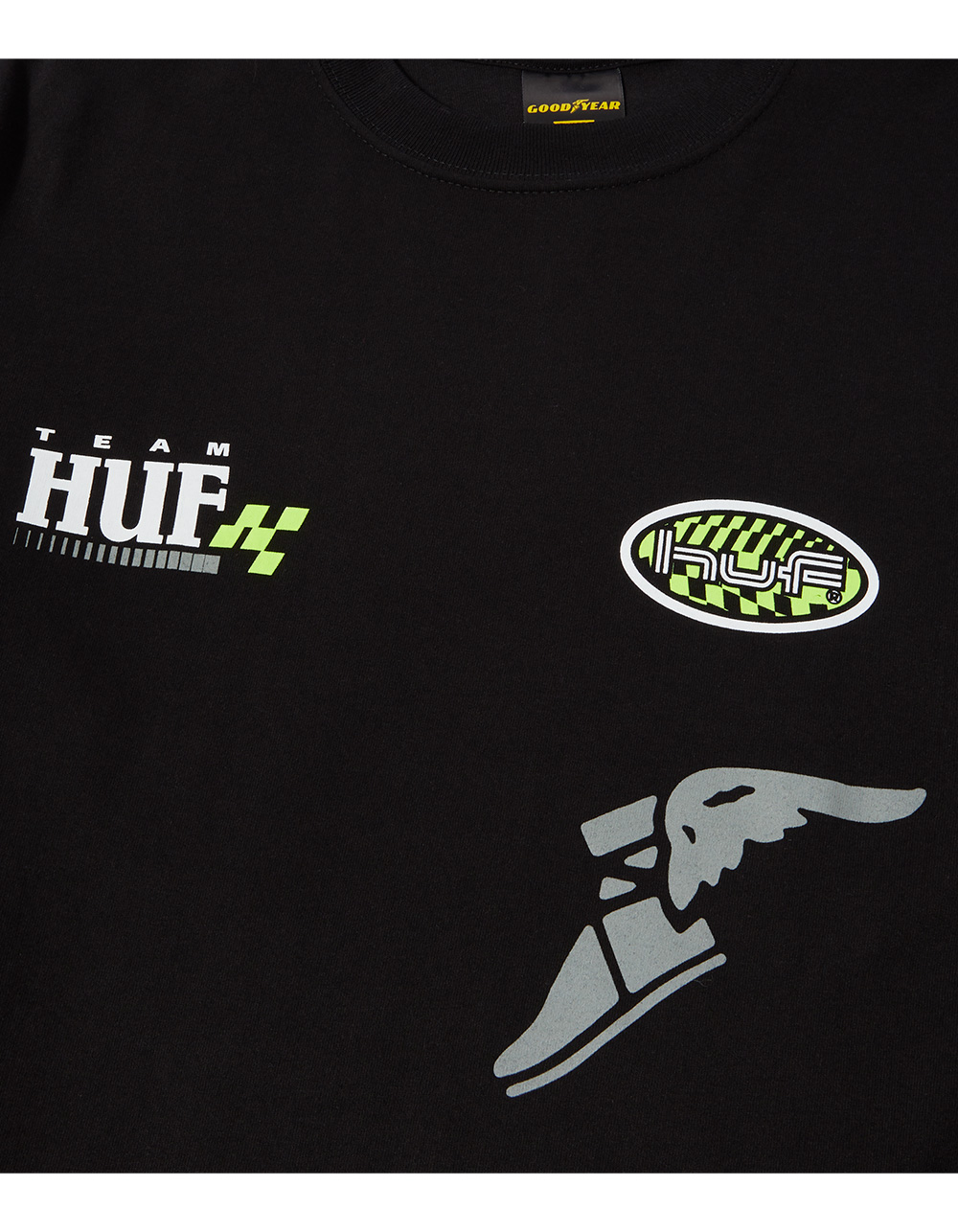 HUF x Goodyear Performance Mens Tee - BLACK | Tillys