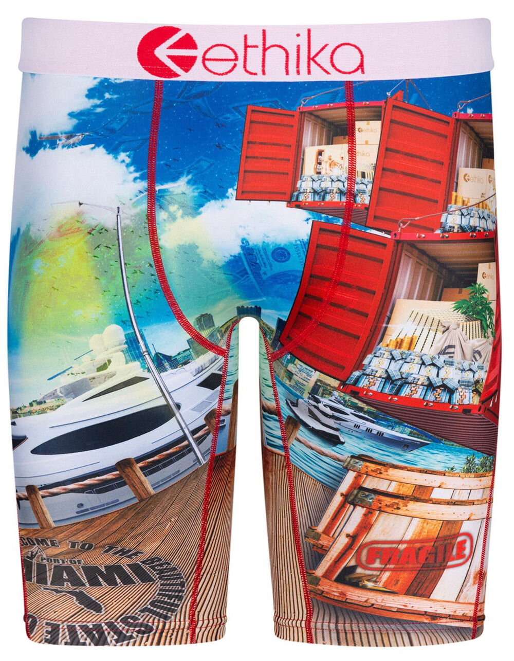 ETHIKA Miami Port Mens Boxer Briefs - MULTI | Tillys