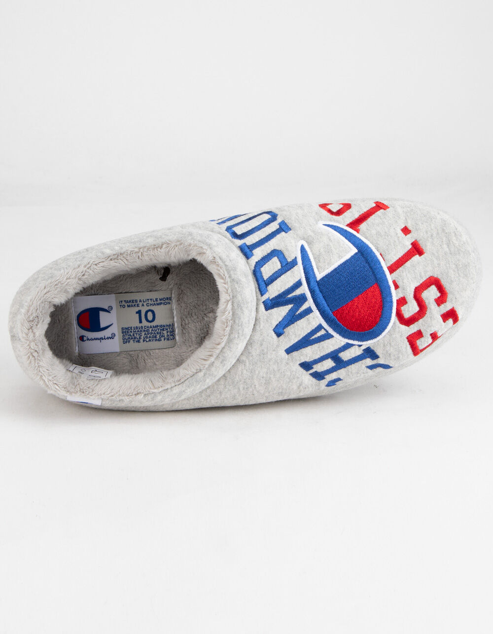 CHAMPION Shuffle Reverse Weave Boys Slippers - GRAY COMBO | Tillys