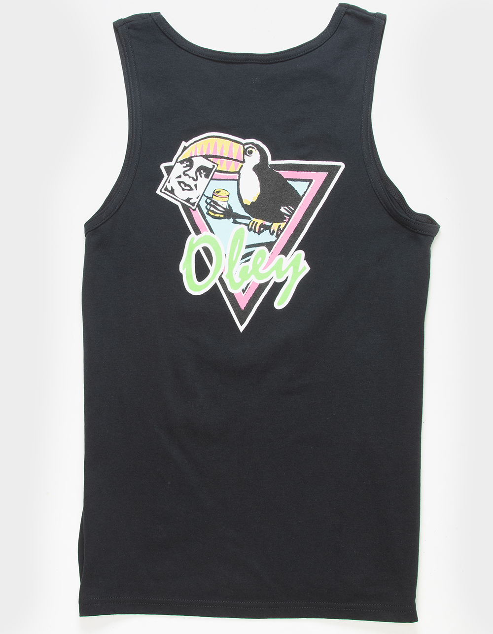 OBEY Tropical Tucan Mens Tank Top - BLACK | Tillys