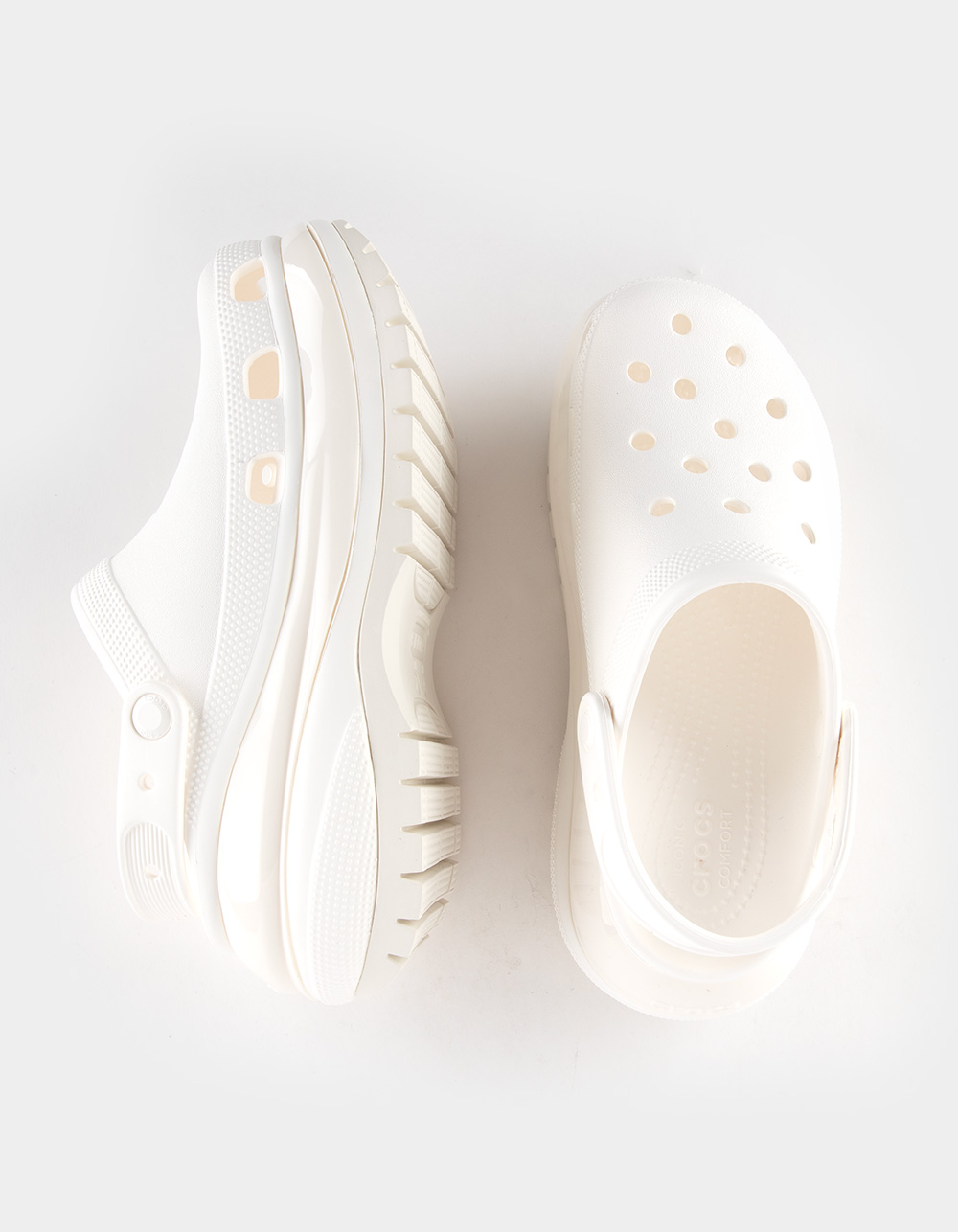 CROCS Mega Crush Womens Platform Clogs - WHITE | Tillys