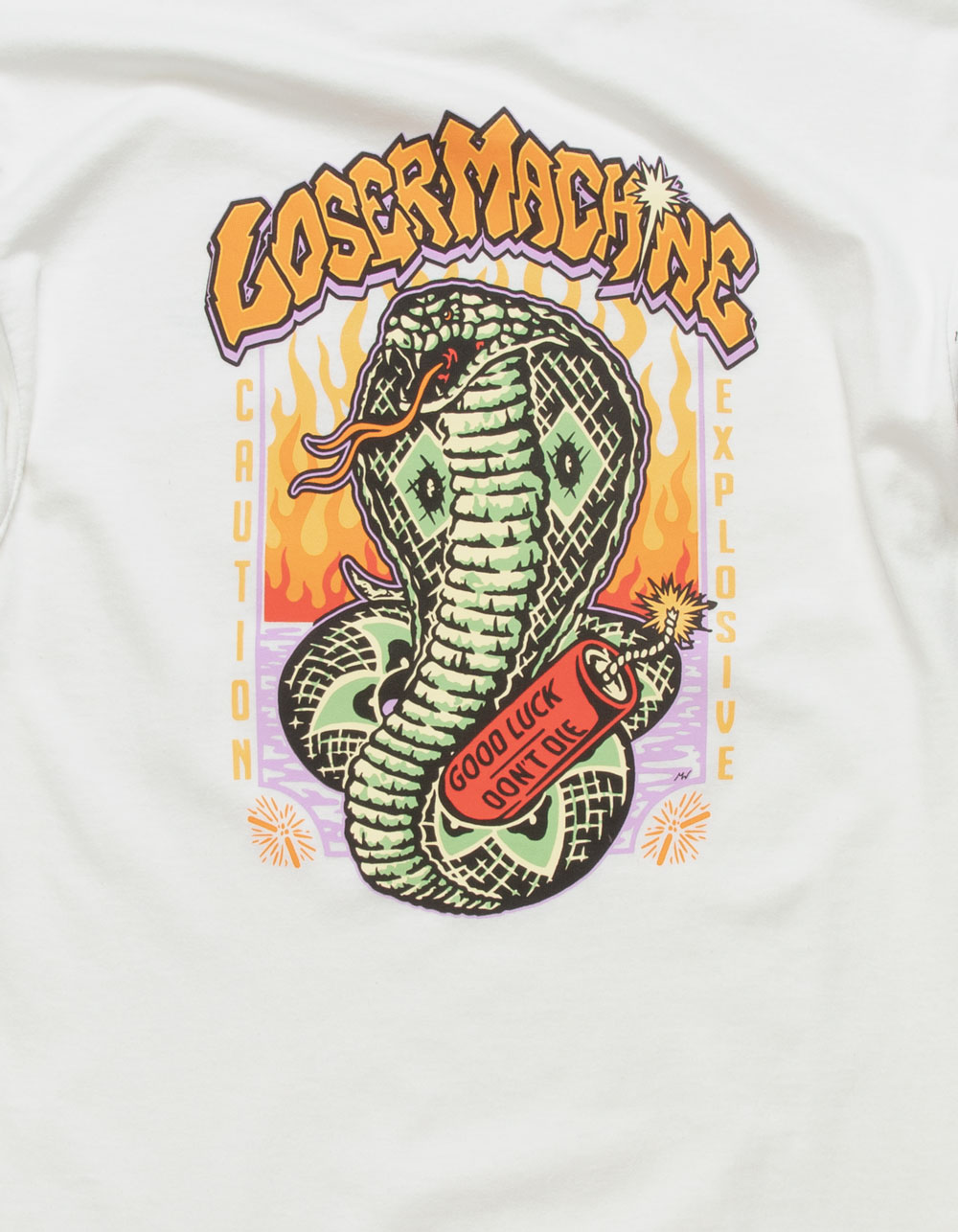LOSER MACHINE Venom Mens Tee - WHITE | Tillys