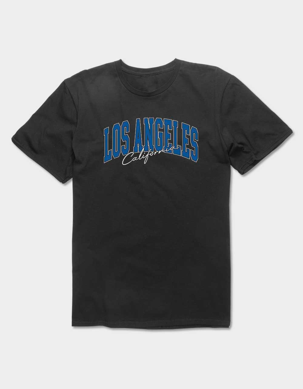 LOS ANGELES California Script Unisex Tee - BLACK | Tillys