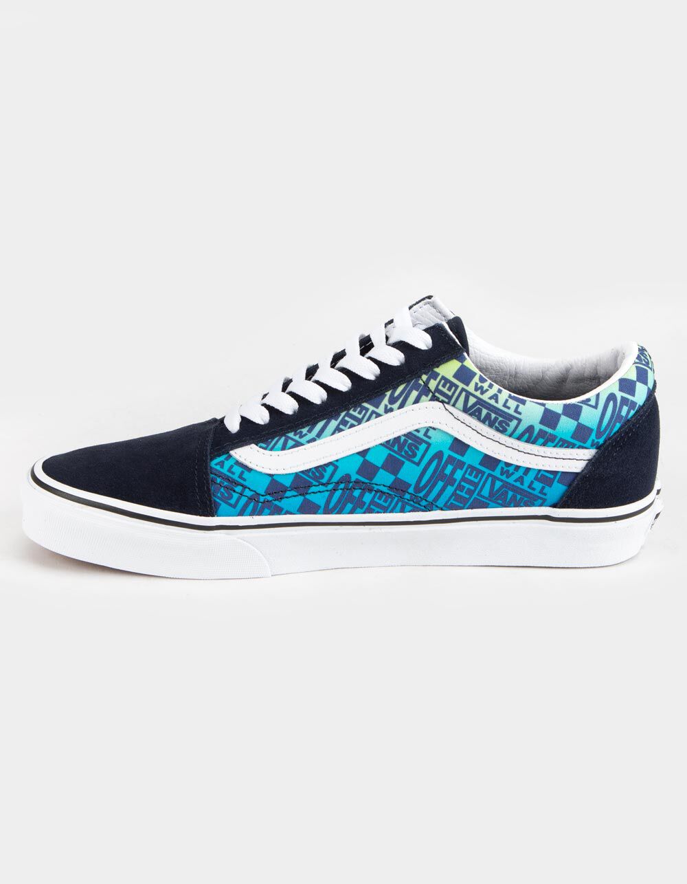 VANS Logo Flame Old Skool Mens Shoes - BLUE COMBO | Tillys