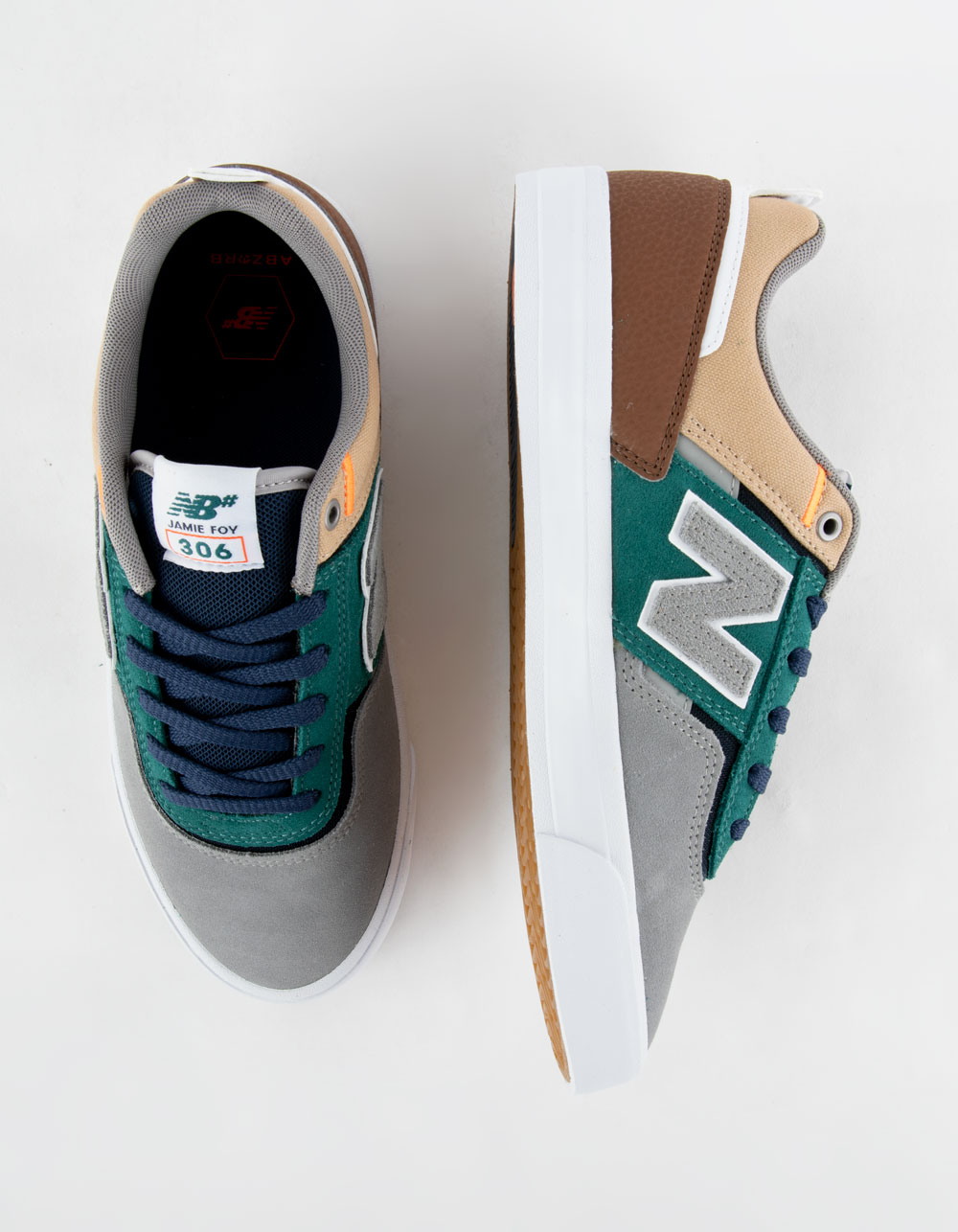 NEW BALANCE Numeric Jamie Foy 306 Shoes - GRAY COMBO | Tillys