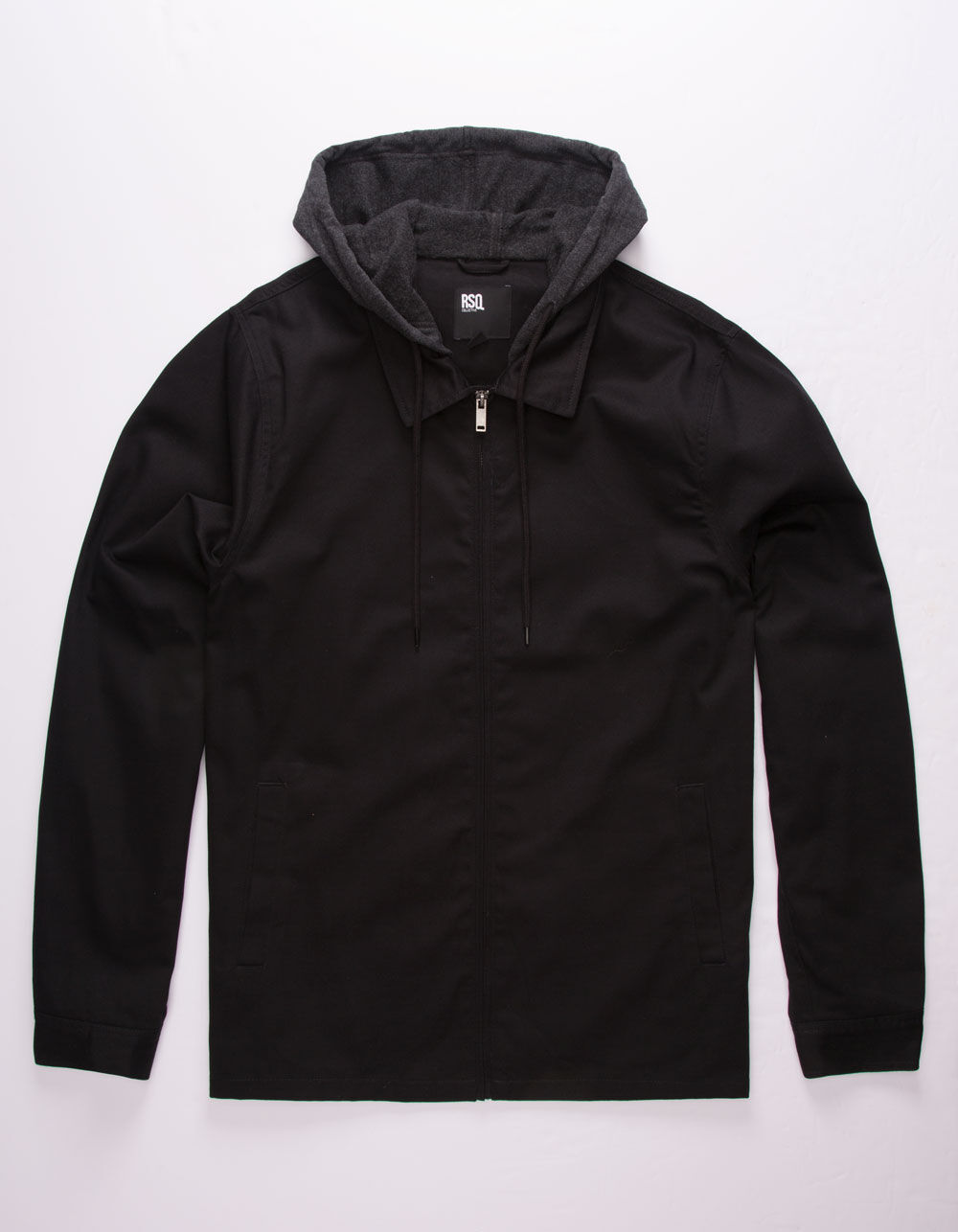 RSQ Station Mens Hooded Jacket - BLACK | Tillys