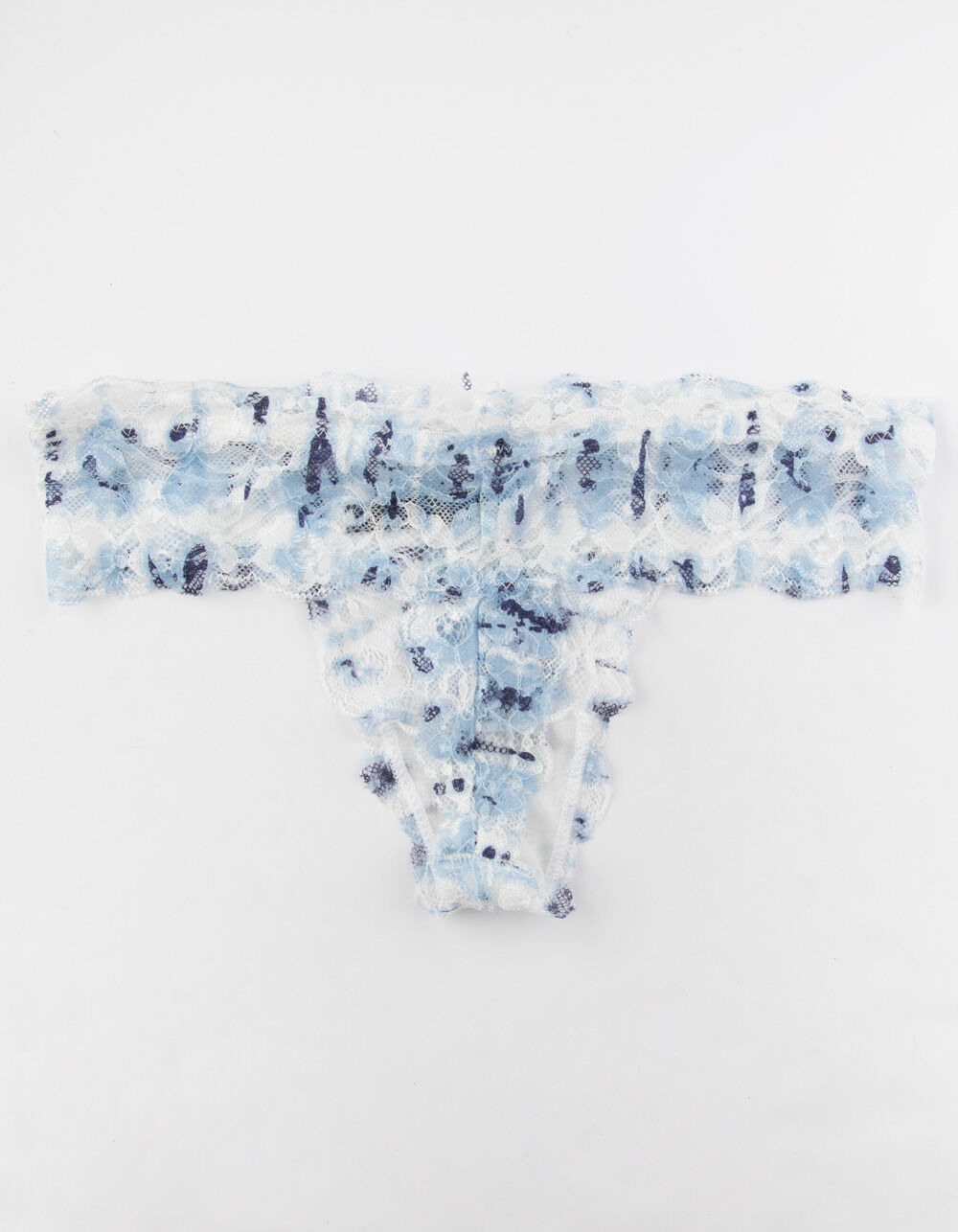 FULL TILT Tie Dye Blue Lace Thong - BLUE | Tillys