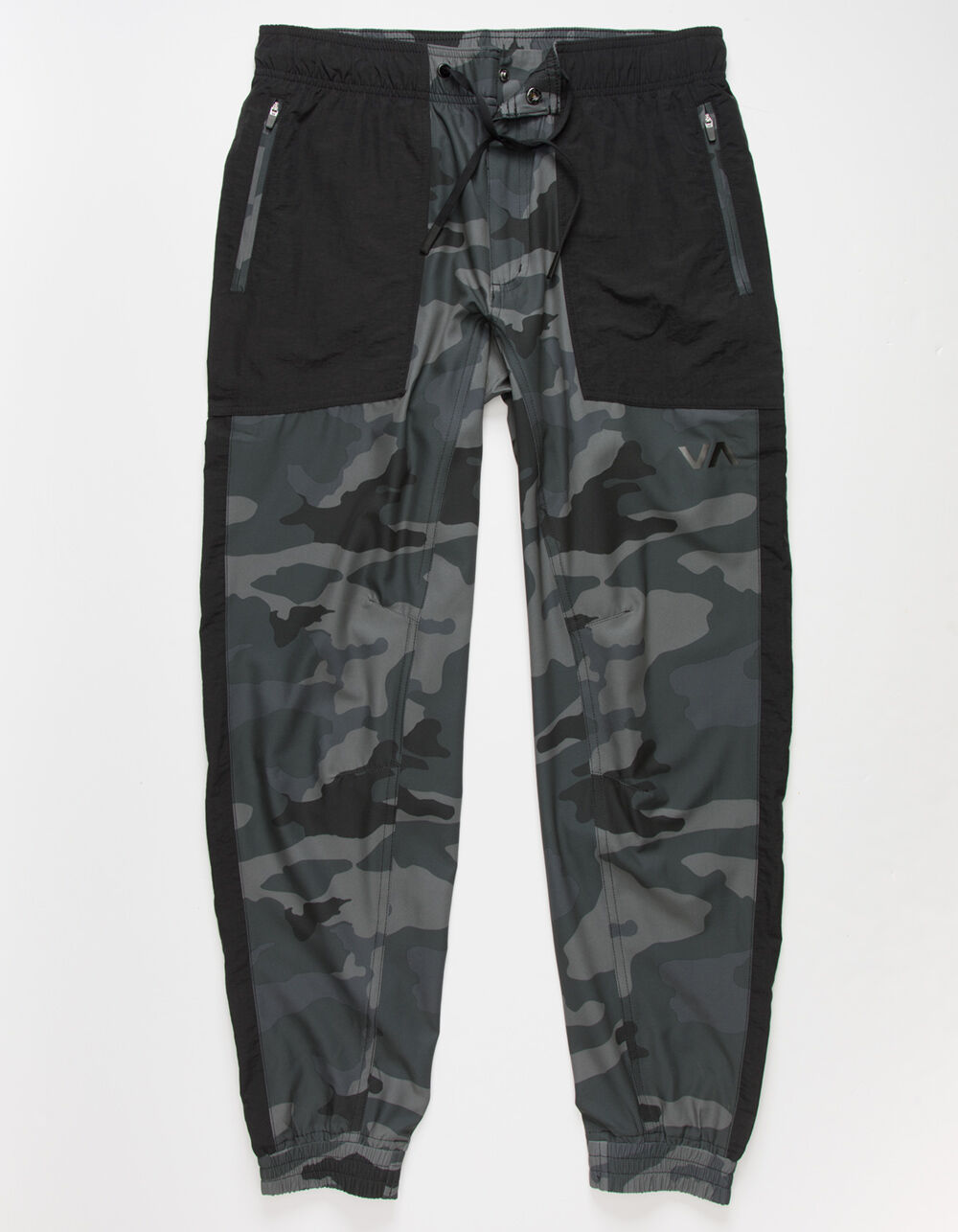 RVCA Yogger Mens Track Pants - CAMO/BLACK | Tillys
