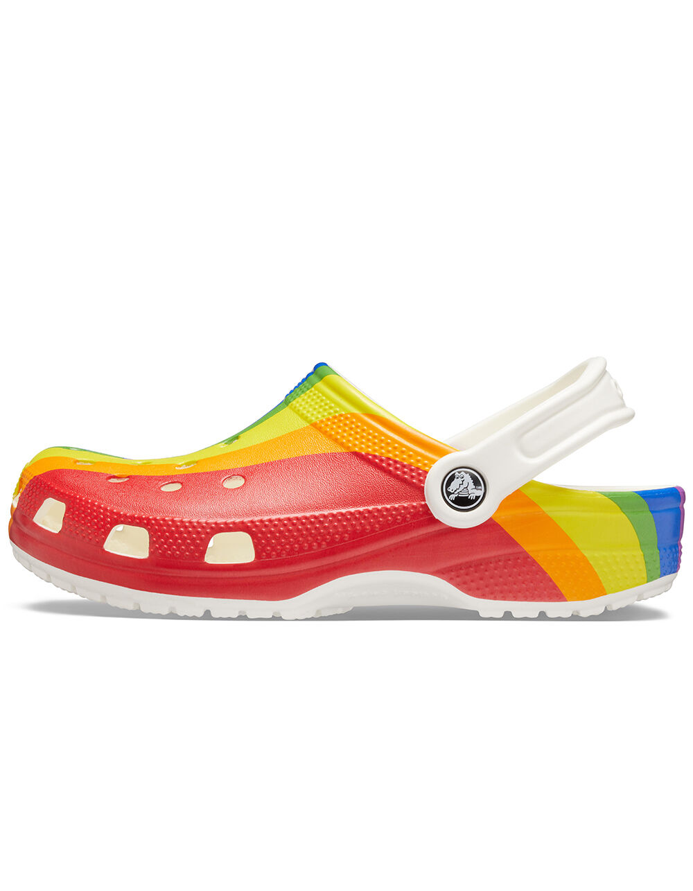 CROCS Classic Unisex Rainbow Stripe Clogs - RAINBOW | Tillys