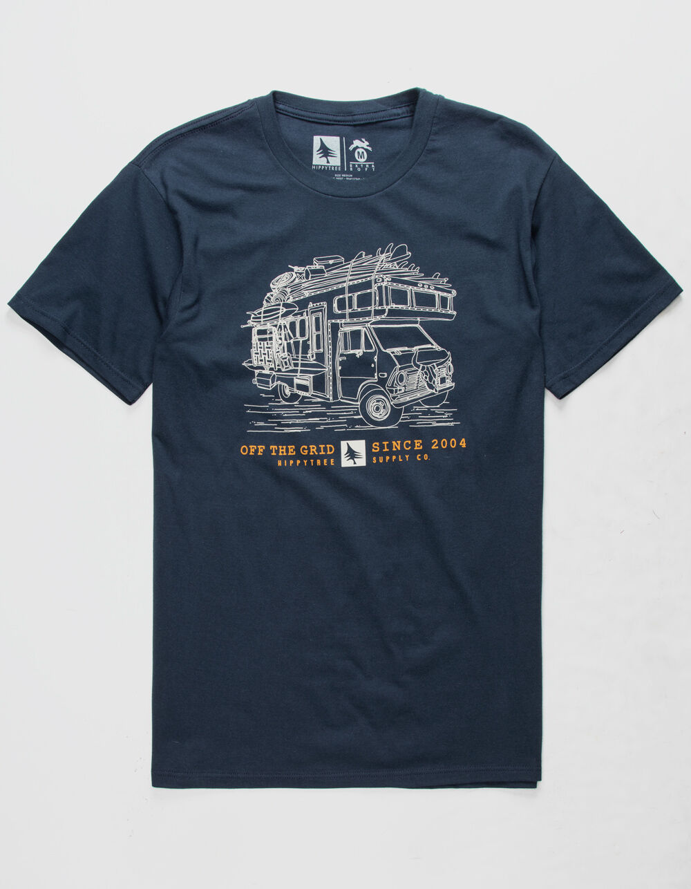 HIPPYTREE Roadtrip Navy Mens T-Shirt - NAVY | Tillys