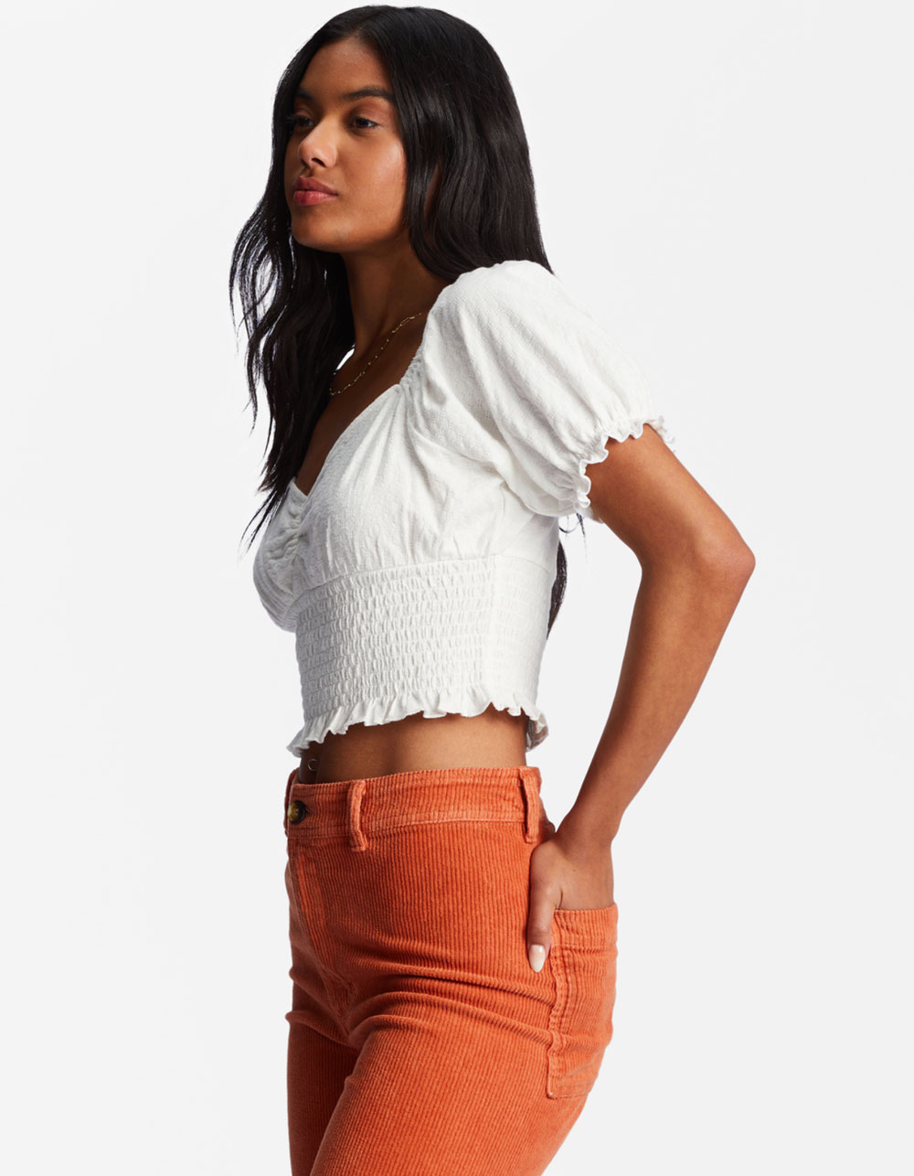 BILLABONG Love Song Womens Top - WHITE | Tillys