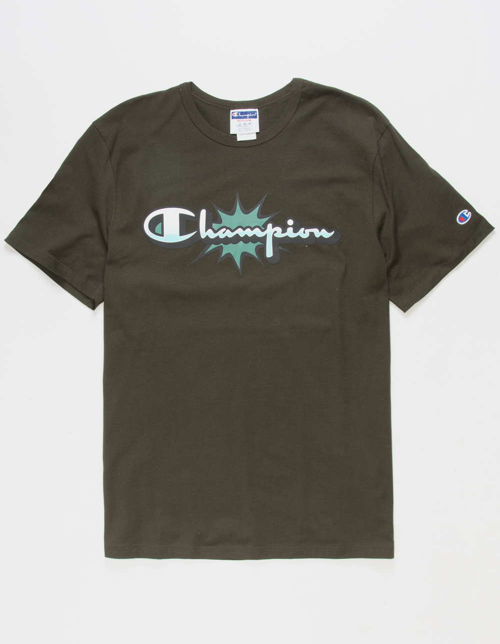 CHAMPION C Boom Mens Tee - ARMY | Tillys