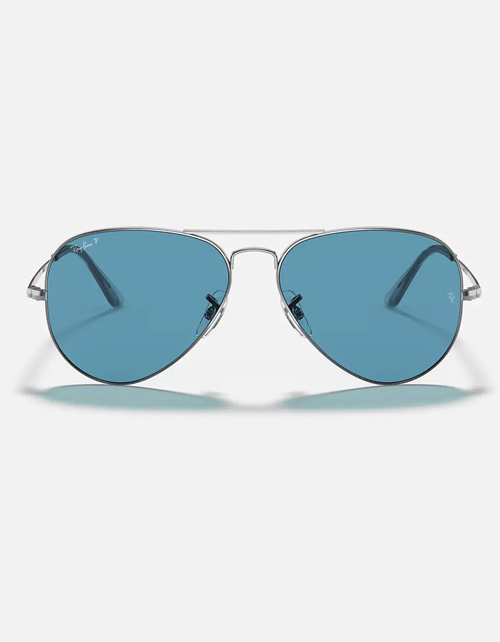RAY-BAN Aviator Metal II Polarized Sunglasses - GUNMETAL | Tillys