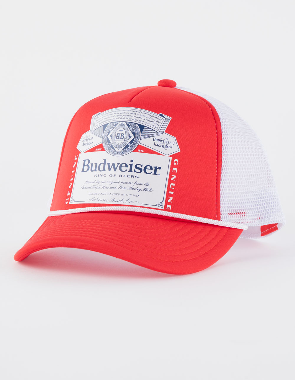 BREW CITY Budweiser Trucker Hat - RED | Tillys