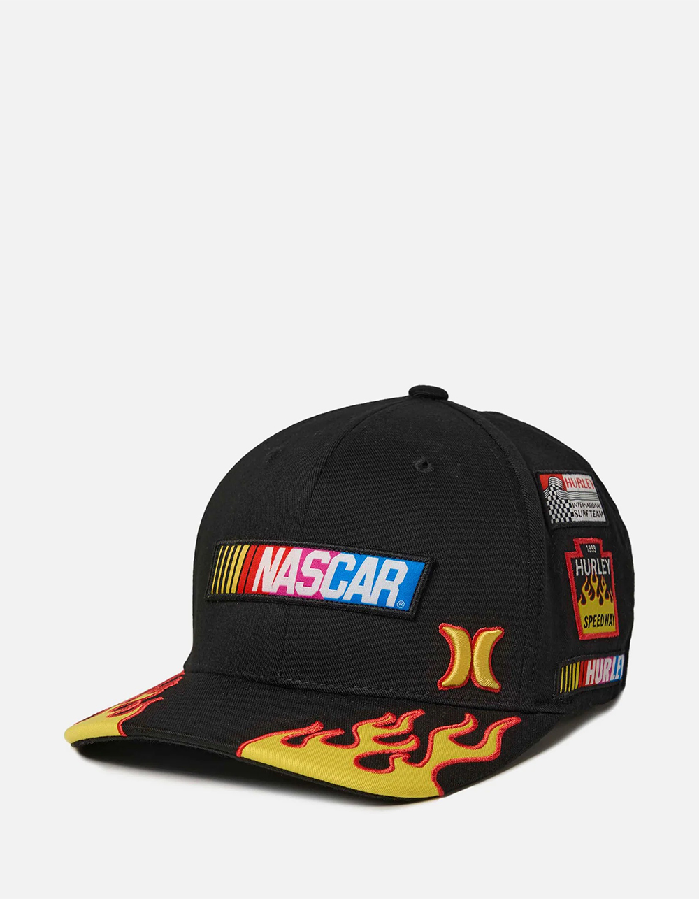 HURLEY x NASCAR Stretch Fitted Hat - BLACK | Tillys