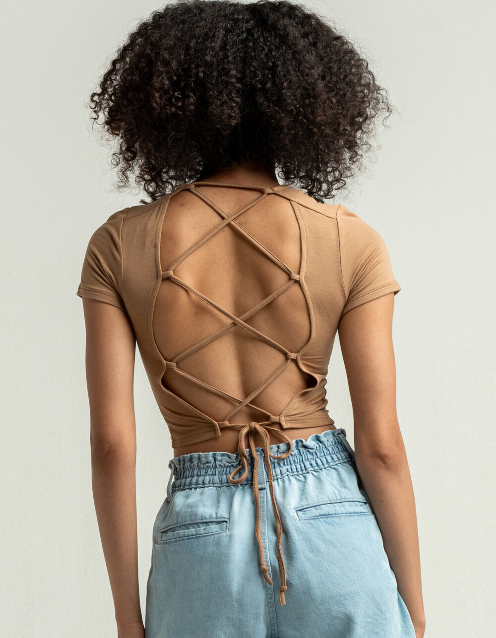WEST OF MELROSE Back To Back Womens Tan Top - TAN | Tillys