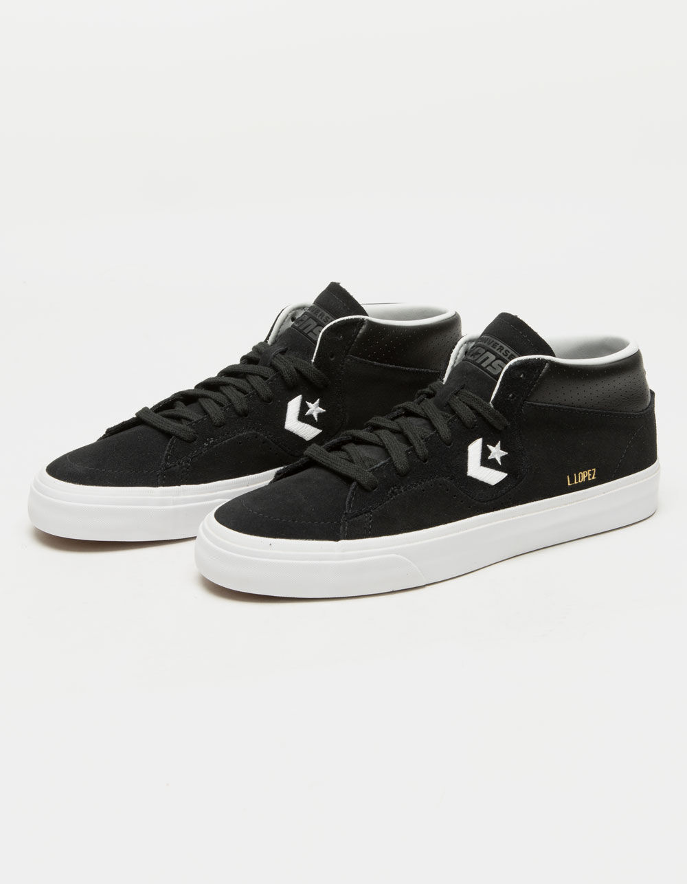 CONVERSE Louie Lopez Pro Mid Shoes - BLACK/WHITE | Tillys