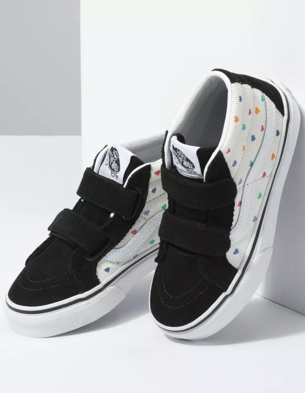 VANS Rainbow Cord Sk8-Mid Reissue Girls Velcro Shoes - MULTI | Tillys