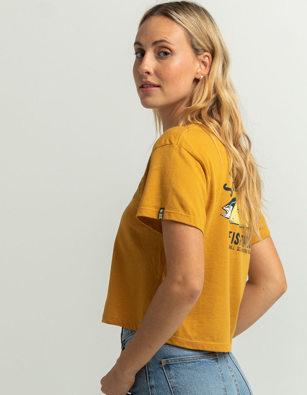 SALTY CREW Fish Taco Womens Skimmer Tee - MUSTARD | Tillys