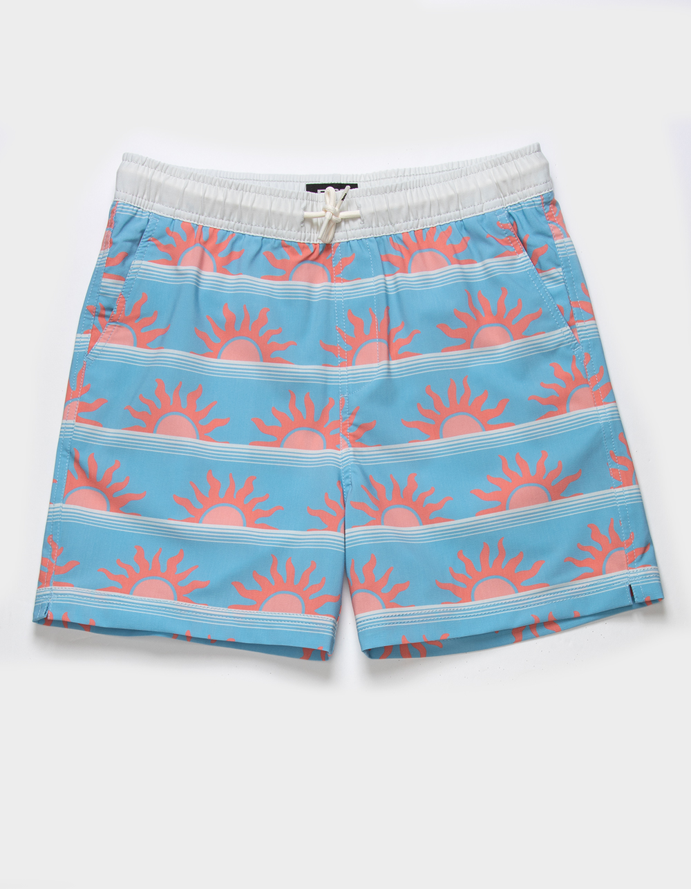 RSQ Boys Sun Stripe 5'' Swim Shorts - SKY BLUE | Tillys