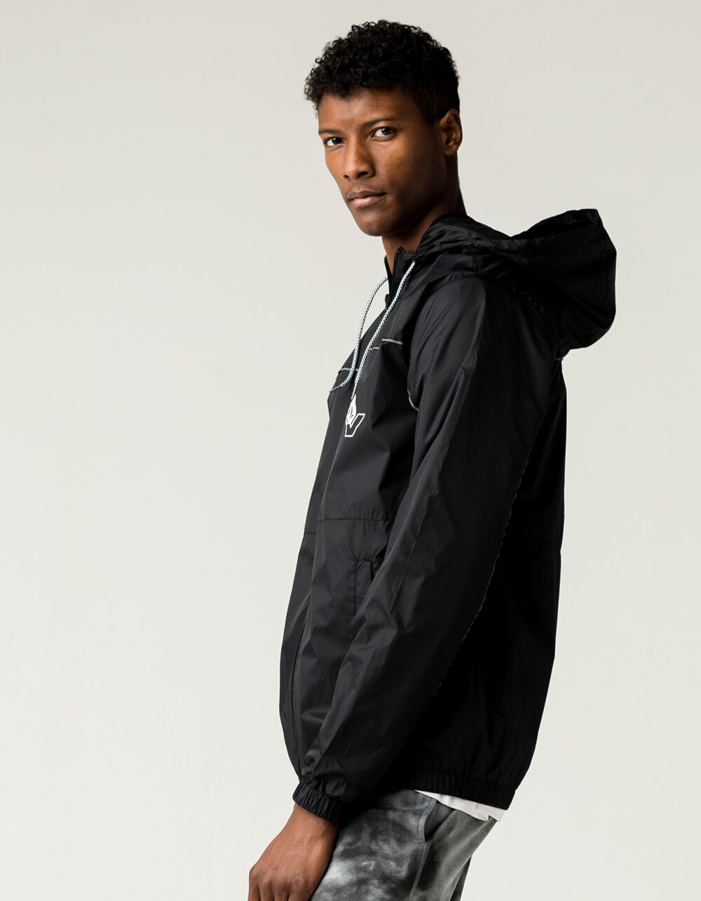 VOLCOM Ermont Mens Windbreaker Jacket - BLACK | Tillys