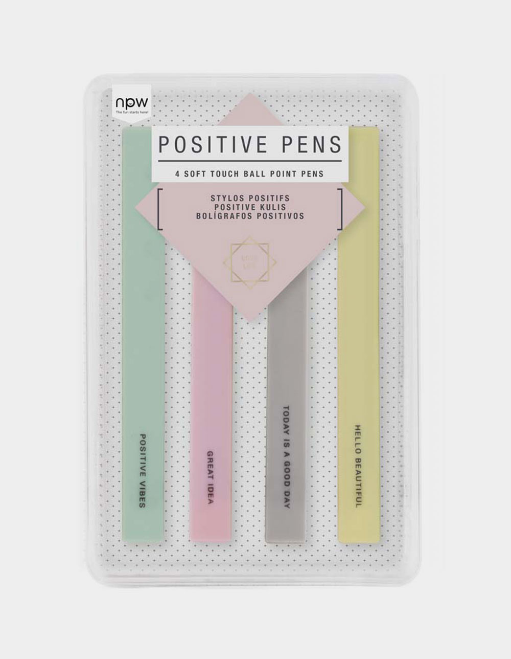 Positive Pens - 4 Pack - PASTEL COMBO | Tillys