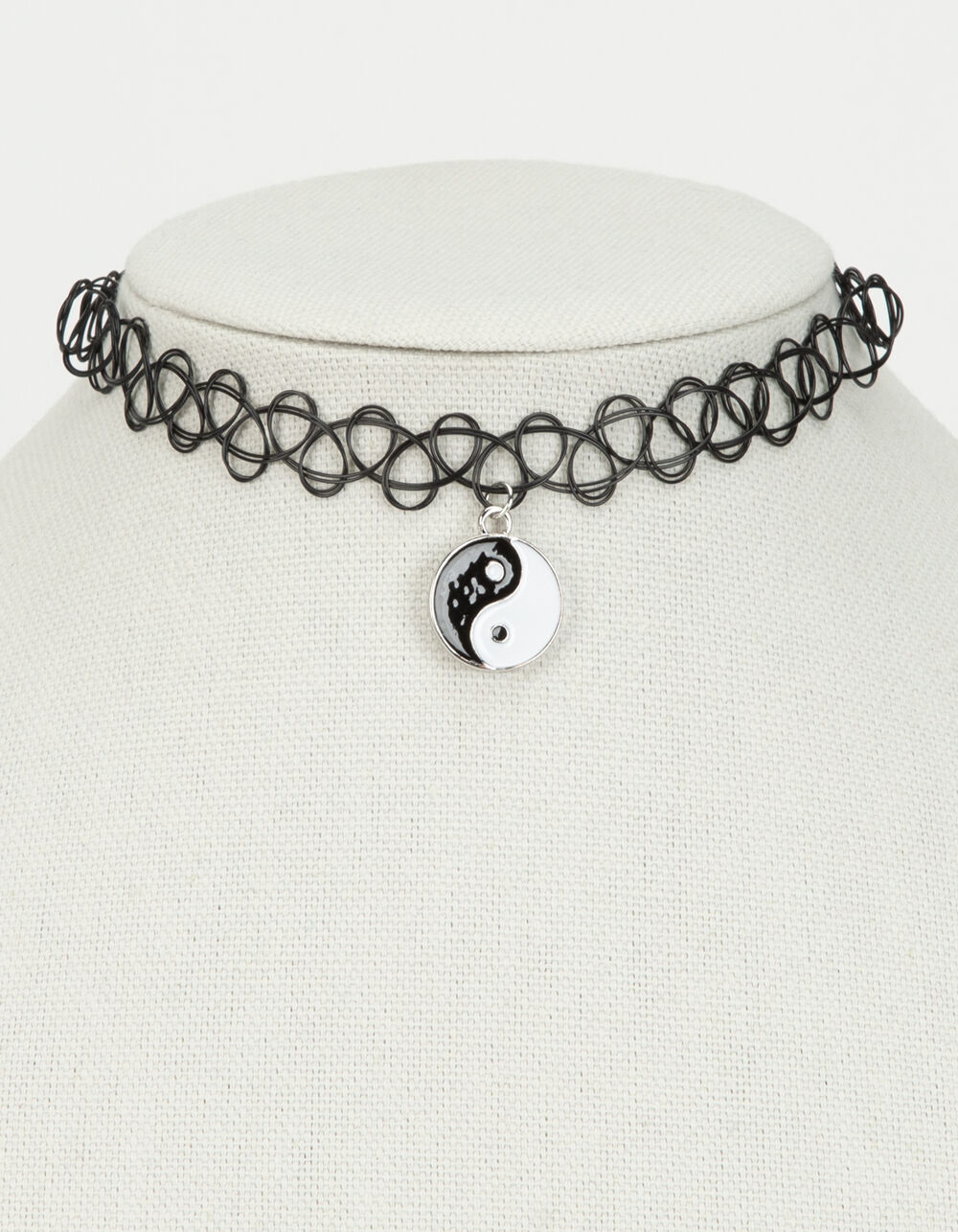 FULL TILT Yin Yang Stretch Choker - SILVER | Tillys