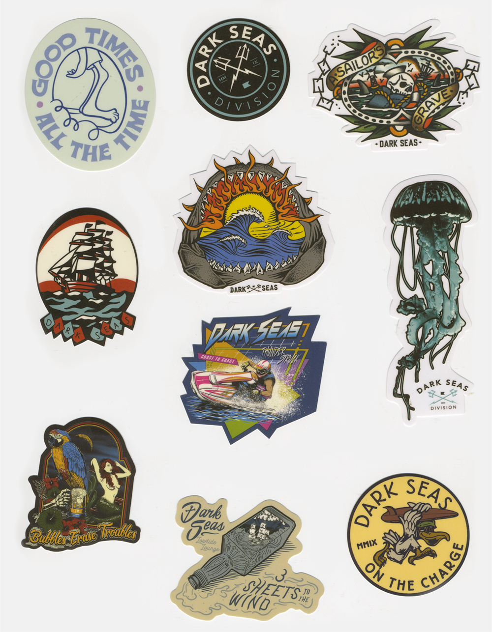 DARK SEAS DS Sticker Pack - MULTI | Tillys