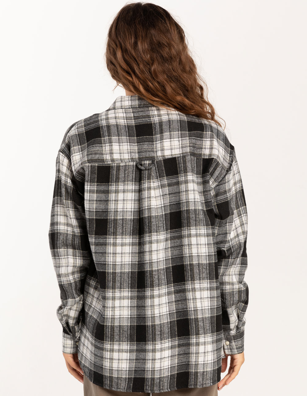 RSQ Womens Basic Flannel - BLK/WHT | Tillys
