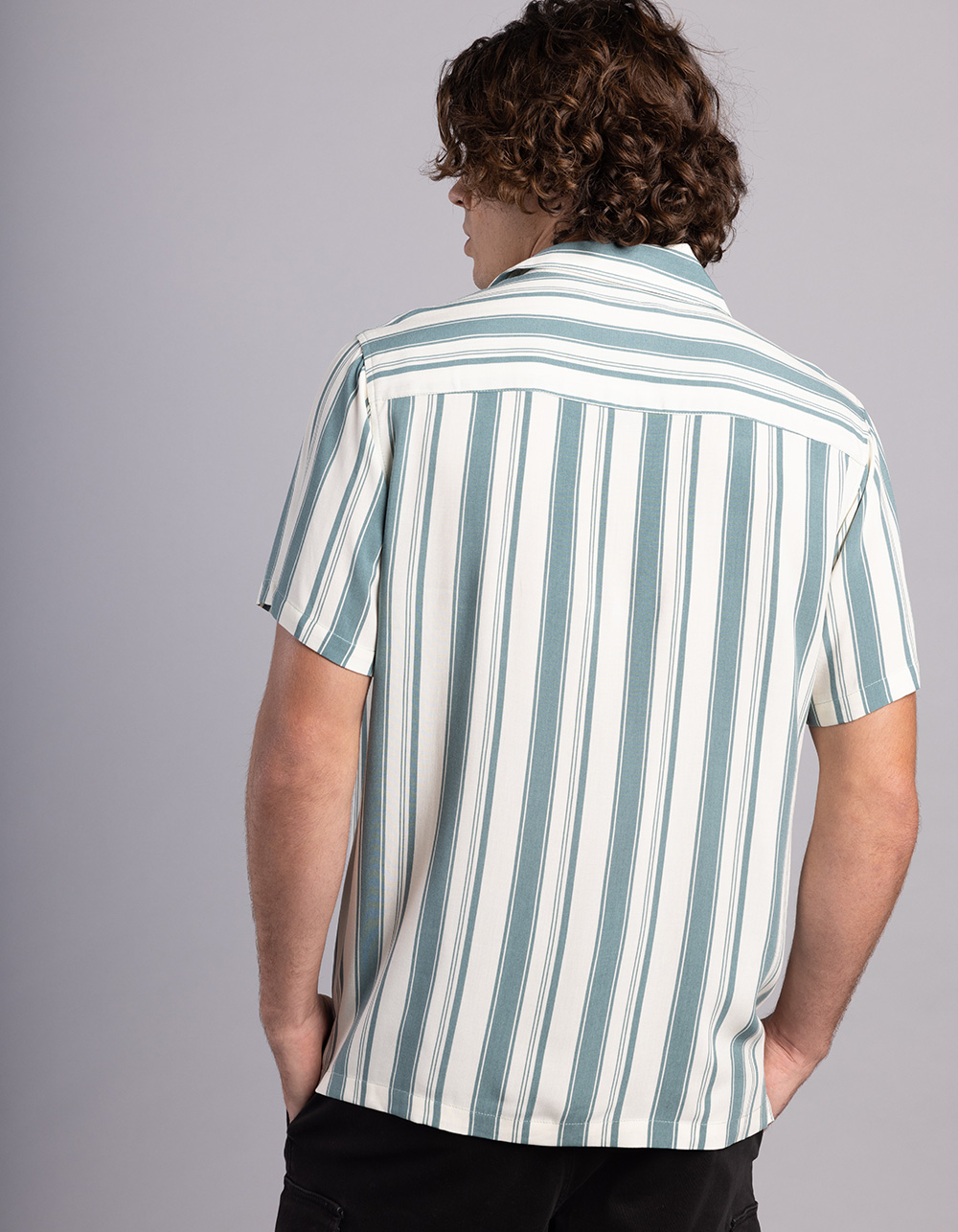 RSQ Mens Simple Stripe Button Up Shirt - PINE | Tillys