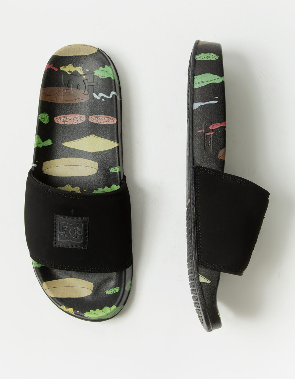 DC SHOES x Bobs Burgers Mens Slide Sandals - BLACK/MULTI | Tillys
