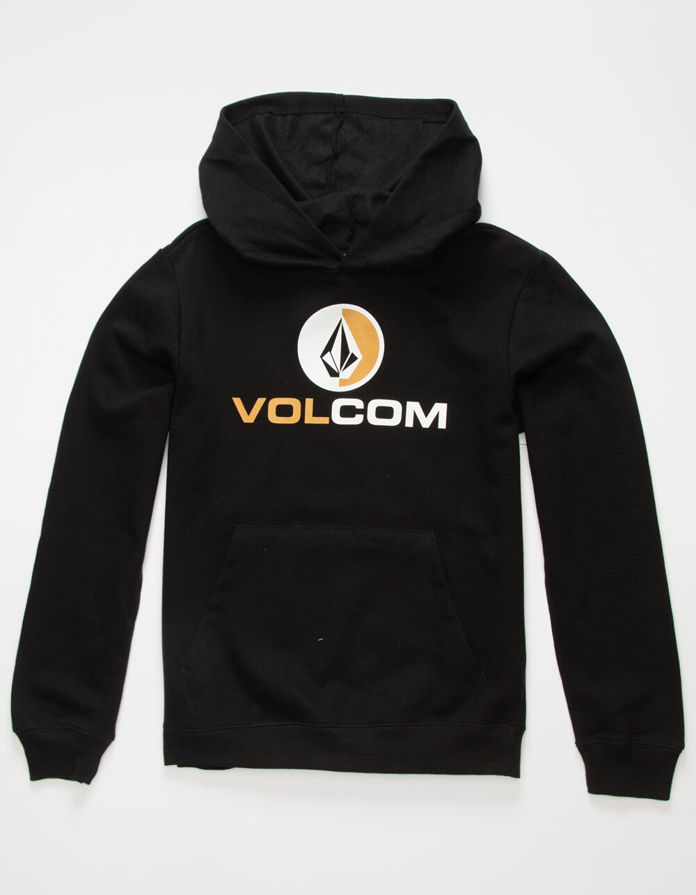 VOLCOM Blaqued Out Boys Hoodie - BLACK | Tillys