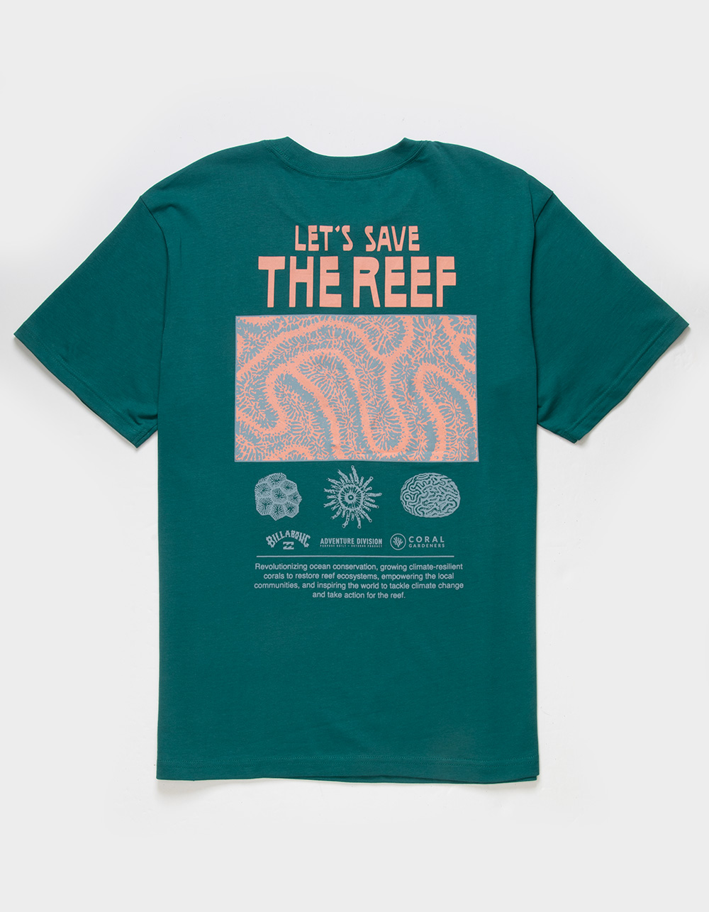 BILLABONG A/Div Cg Reef Nurse Mens Tee - TEAL GREEN | Tillys