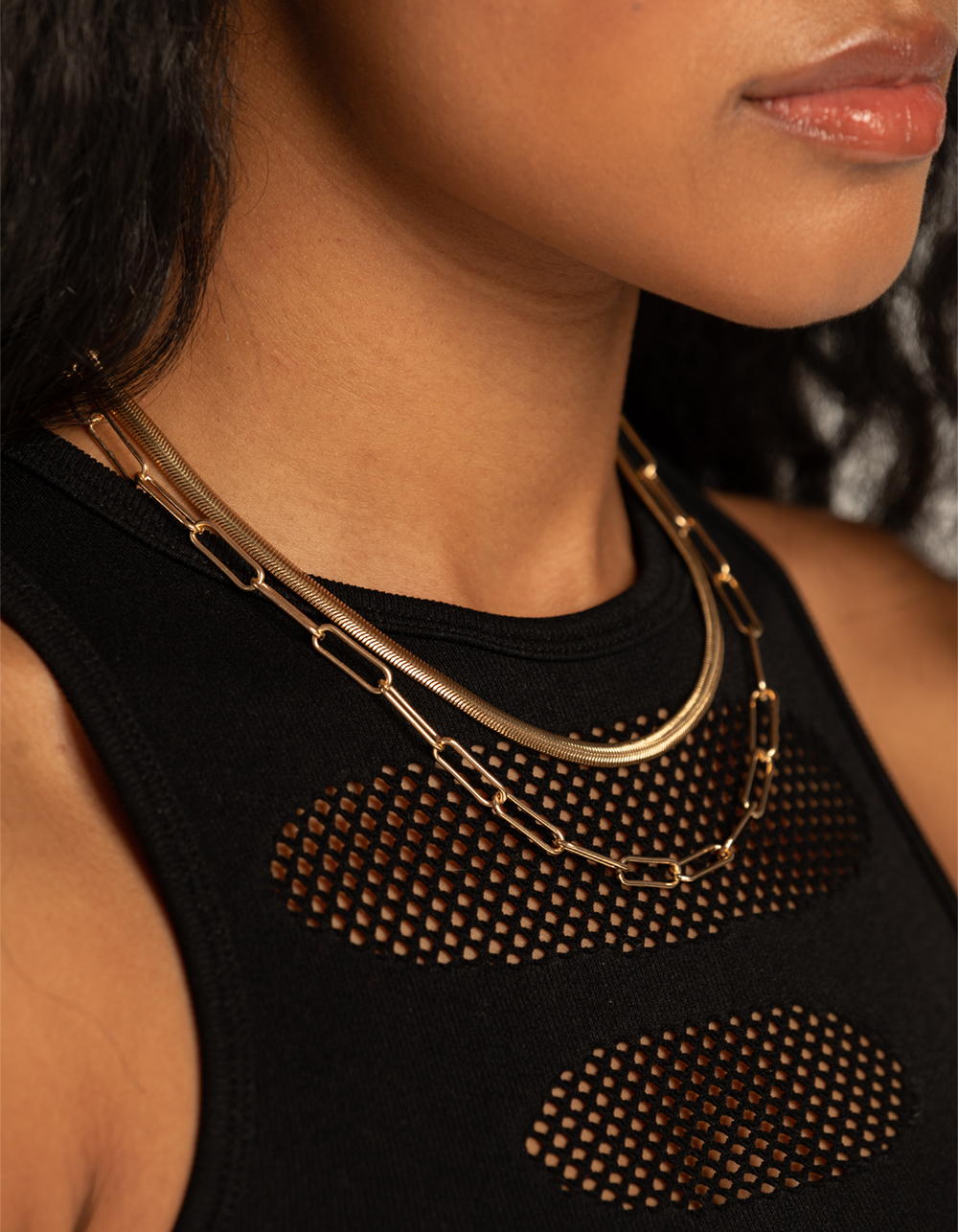 FULL TILT Basic Layered Chain Necklace - GOLD | Tillys