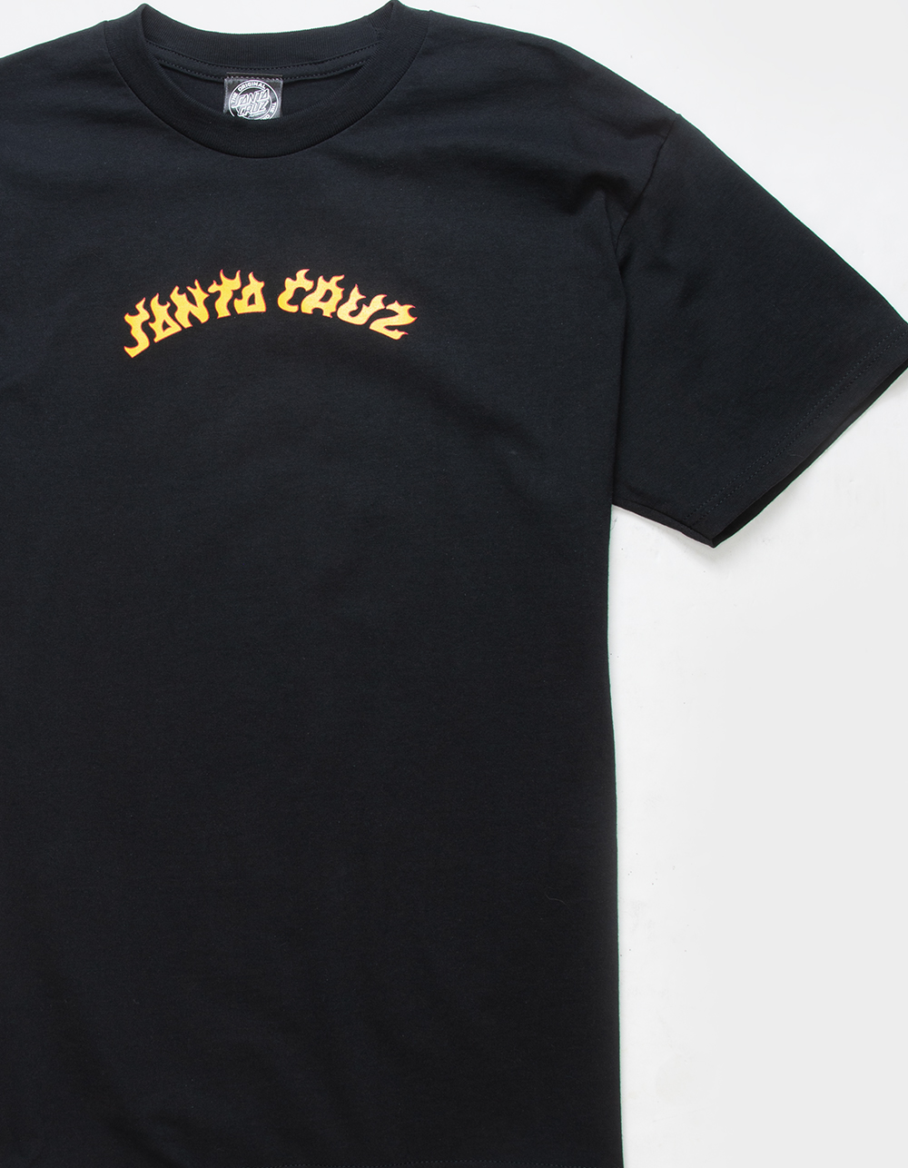 SANTA CRUZ Flame Arc Mens Tee - BLACK | Tillys