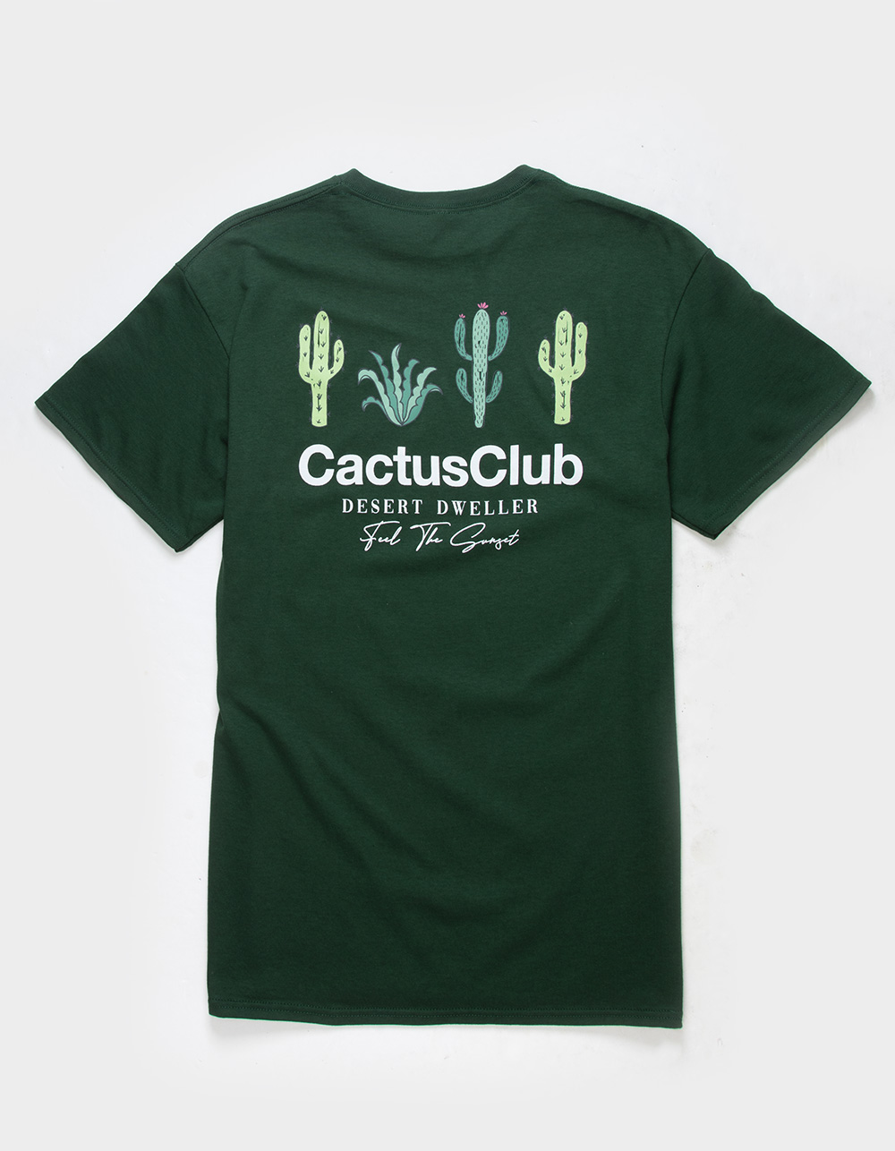 RSQ Mens Cactus Club Tee FOREST Tillys