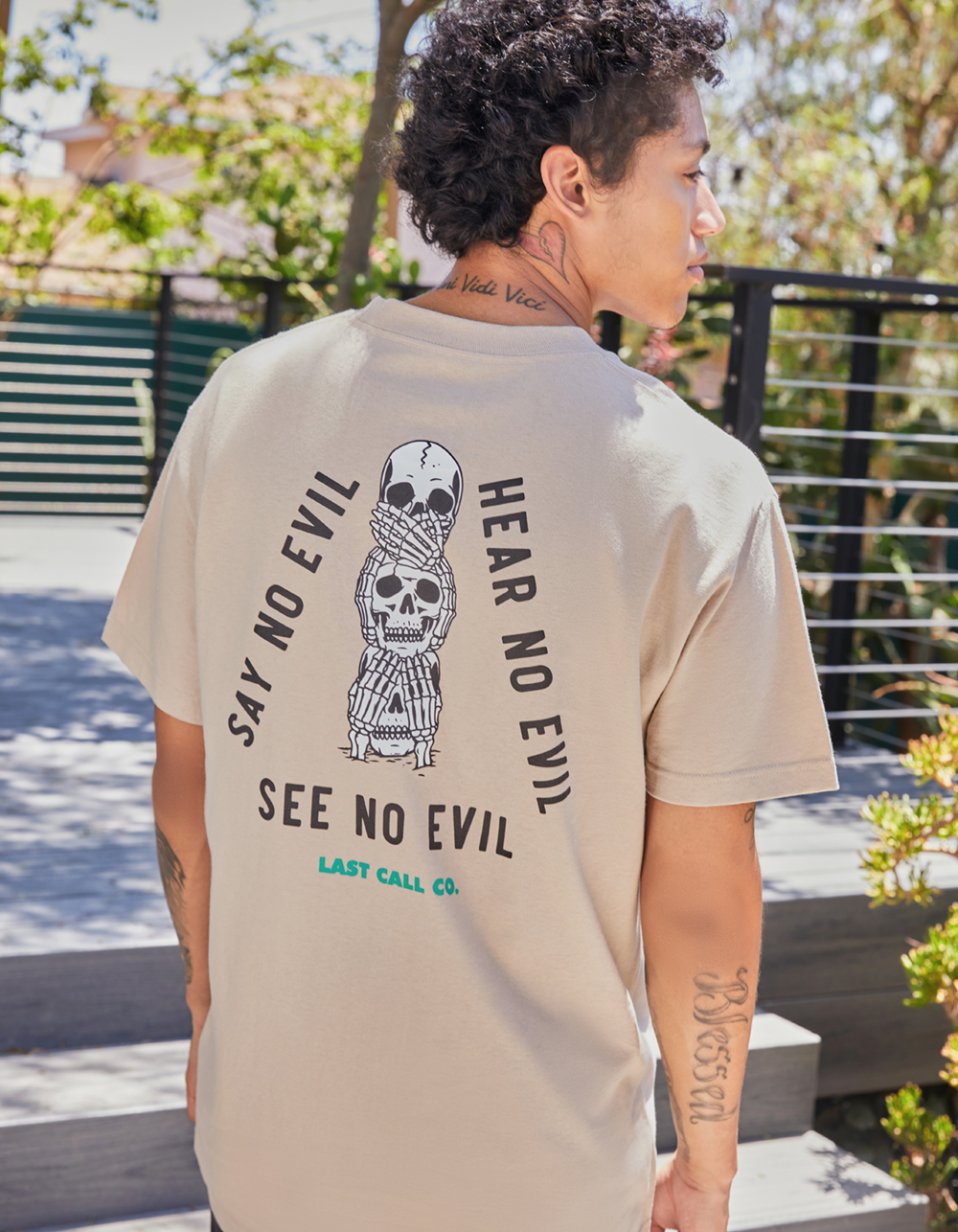 LAST CALL CO. 3 Rules Mens T-Shirt - SAND | Tillys