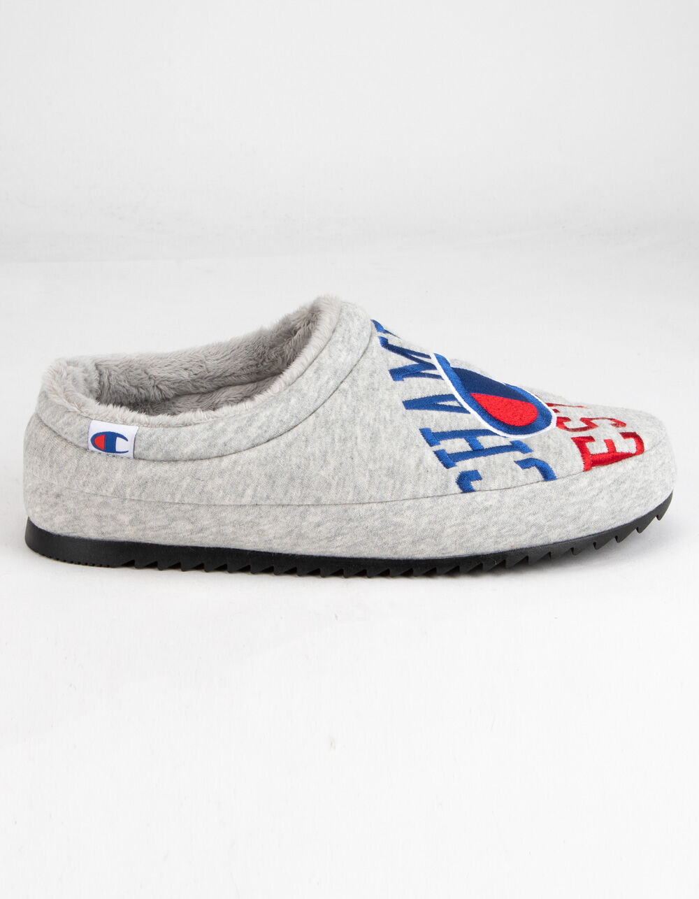 CHAMPION Shuffle Reverse Weave Boys Slippers - GRAY COMBO | Tillys