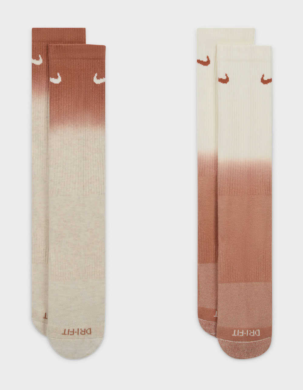 NIKE Everyday Plus Dip Dye Mens Crew Socks - BROWN COMBO | Tillys