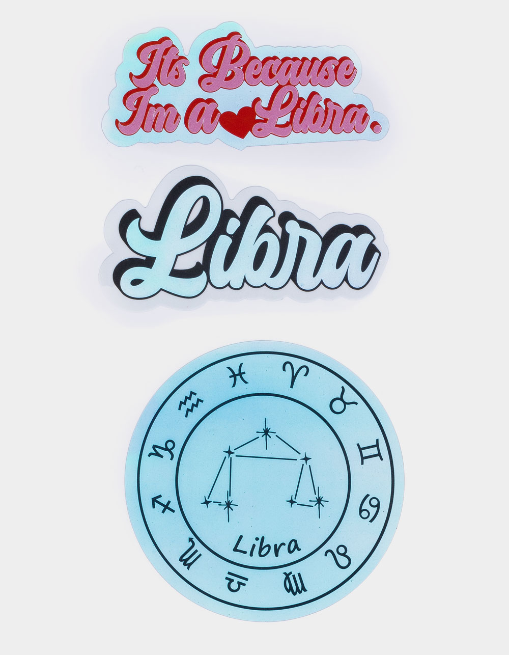 Libra Zodiac Stickers - PINK COMBO | Tillys