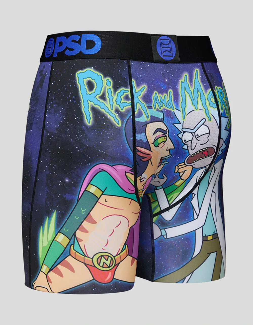 PSD Rick And Morty Rick Vs. Mr. Nimbus Mens Boxer Briefs - MULTI | Tillys