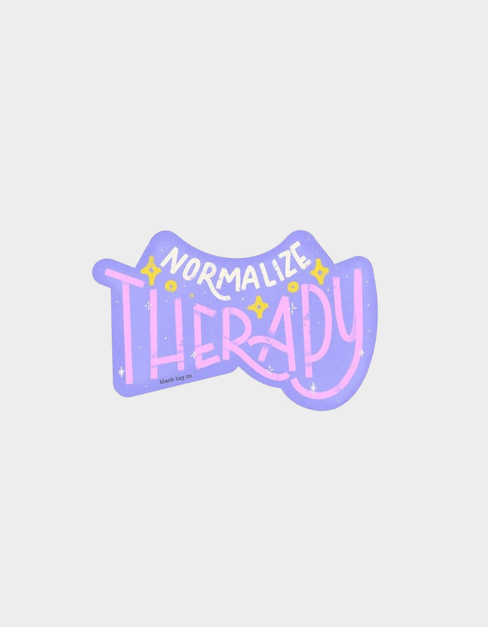 BLANK TAG CO. Normalize Therapy Sticker - PURPLE | Tillys