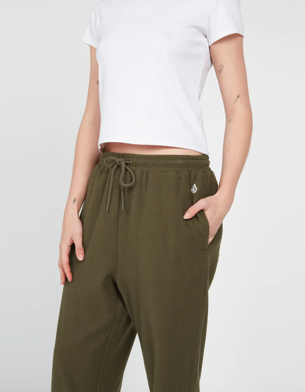 VOLCOM Truly Stoked Womens Pants - ARMY | Tillys