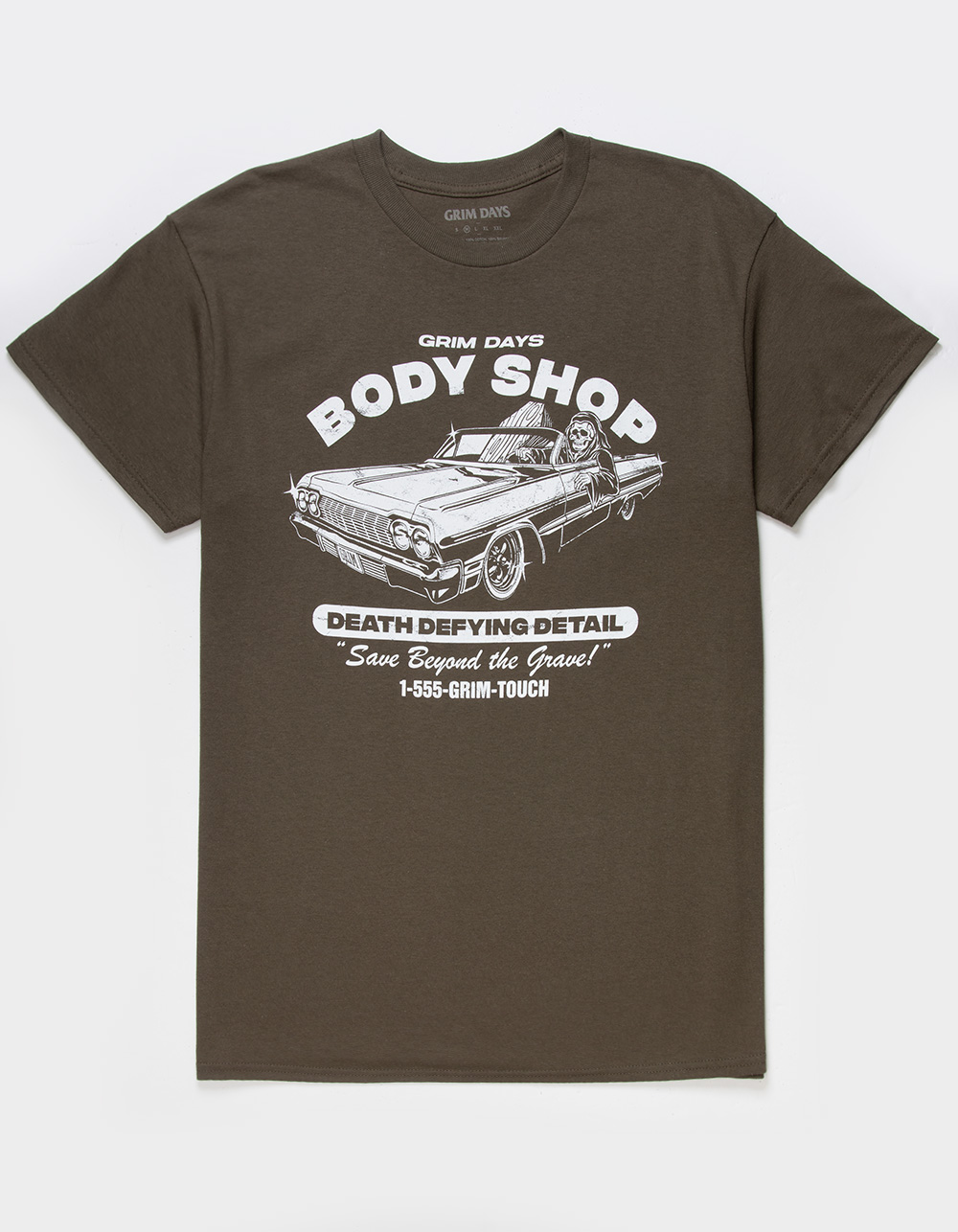 GRIM DAYS Body Shop Mens Tee - BROWN | Tillys