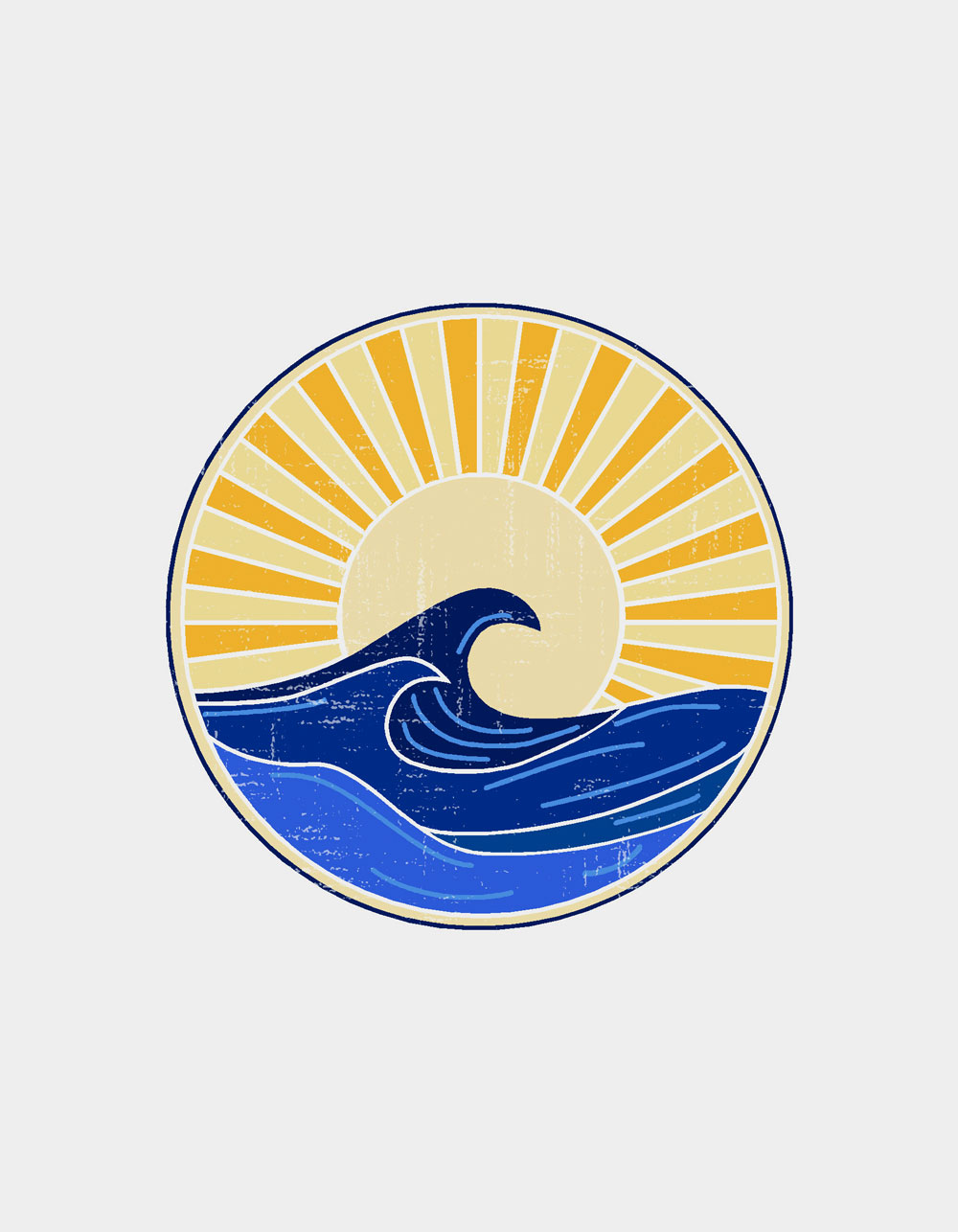 STICKER CABANA Retro Wave Sticker - MULTI | Tillys